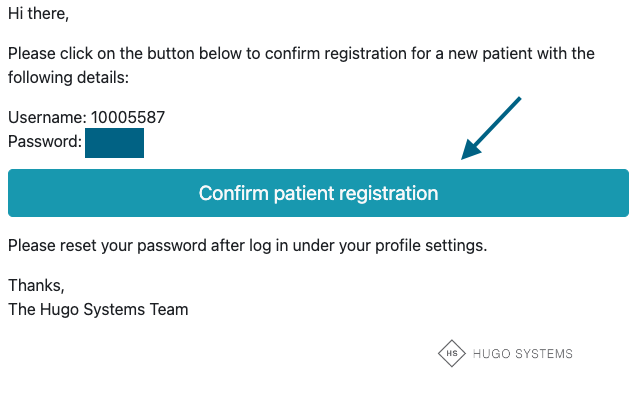 Patient Registration - About Hugo Systems